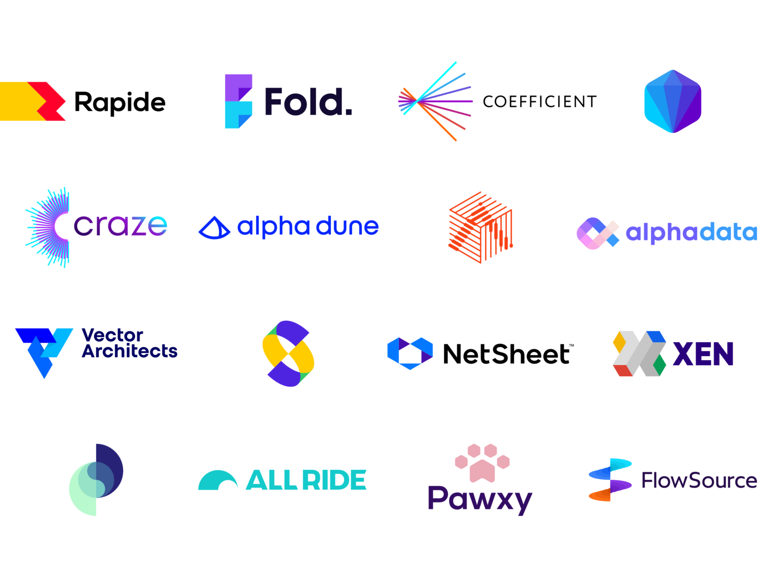 My most popular logo design projects uploaded to Dribbble in 2023 ...